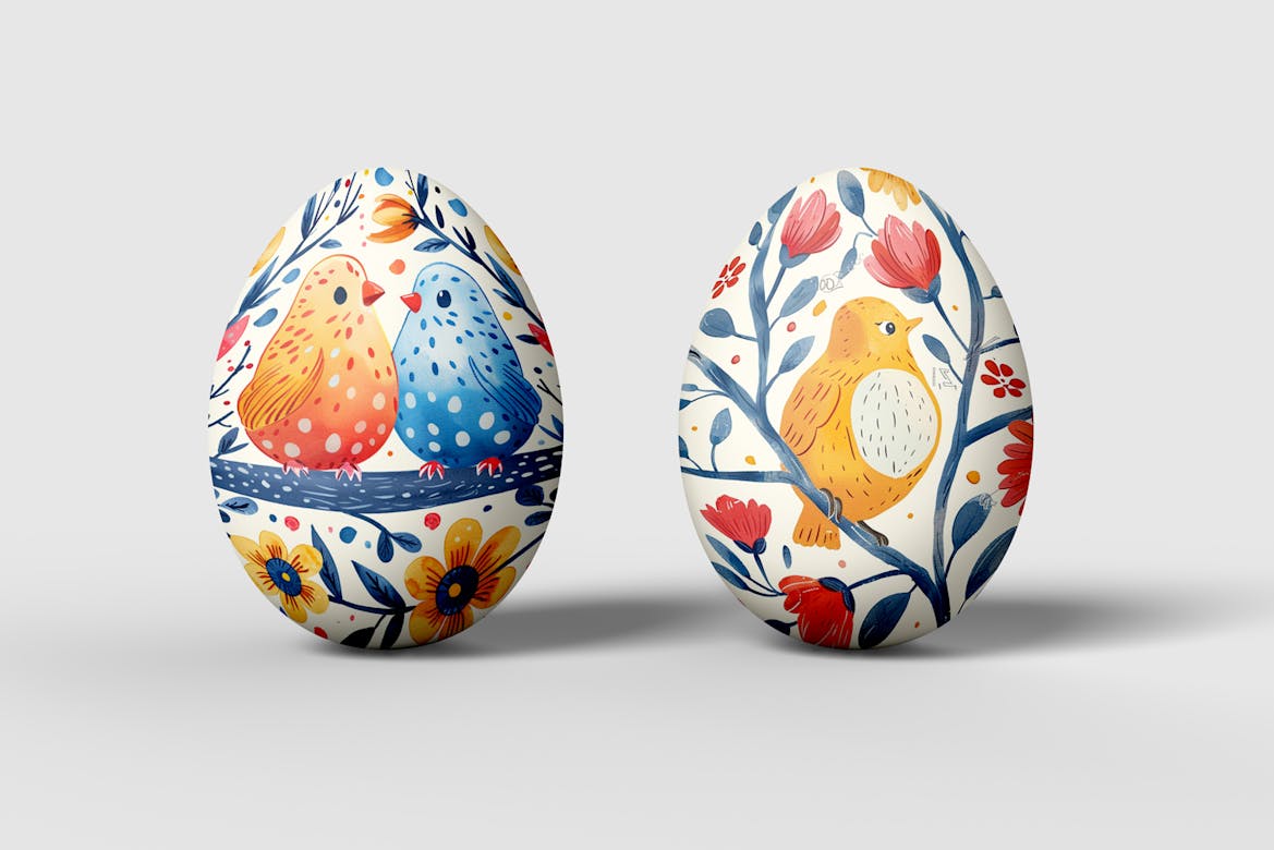 Easter Egg Mockup Generated with AI | Premium & Free PSD Mockup Store