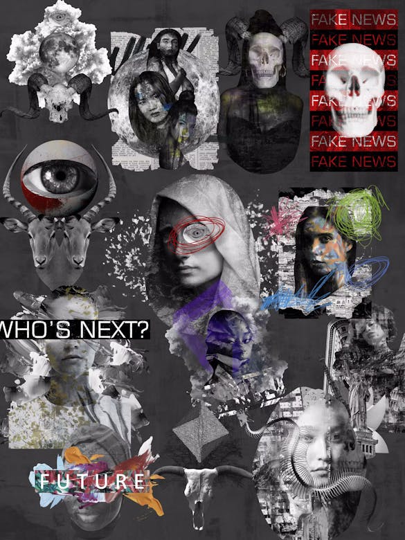 Monochrome Collage Pack | Premium & Free PSD Mockup Store