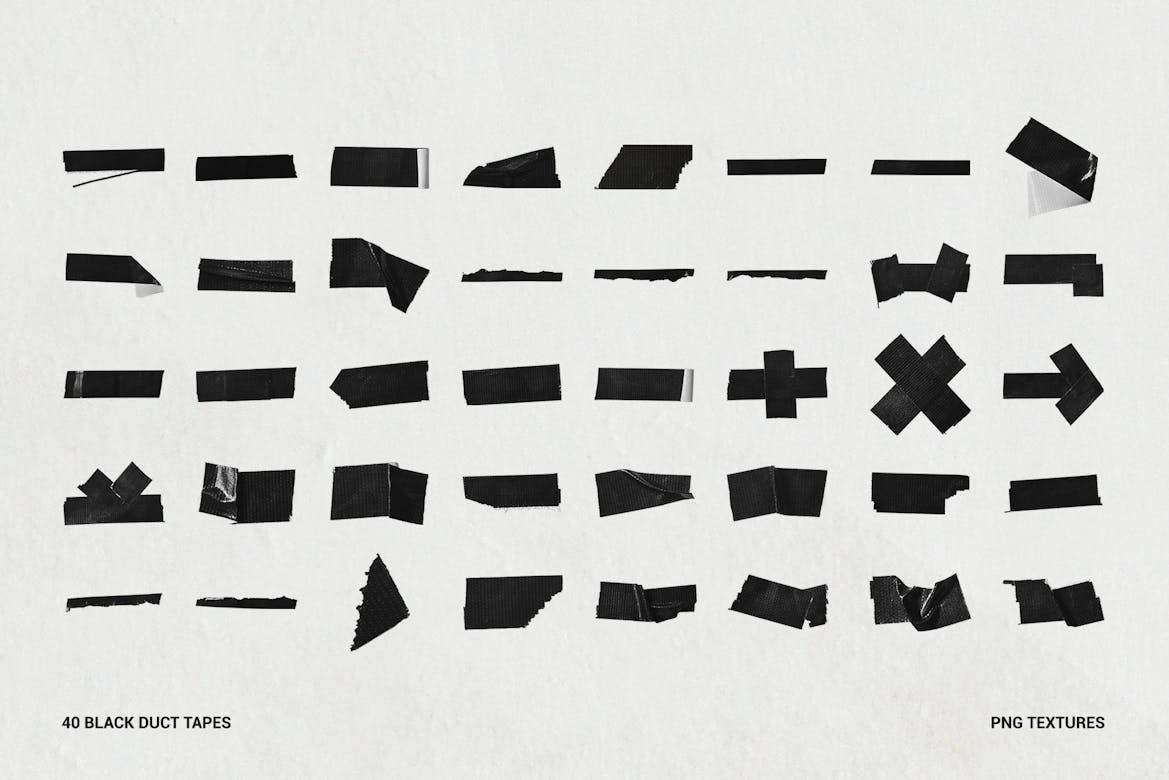 40 Black Duct Tape Textures | Premium & Free PSD Mockup Store