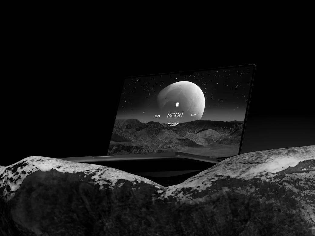 Moon Mockup | Premium & Free PSD Mockup Store