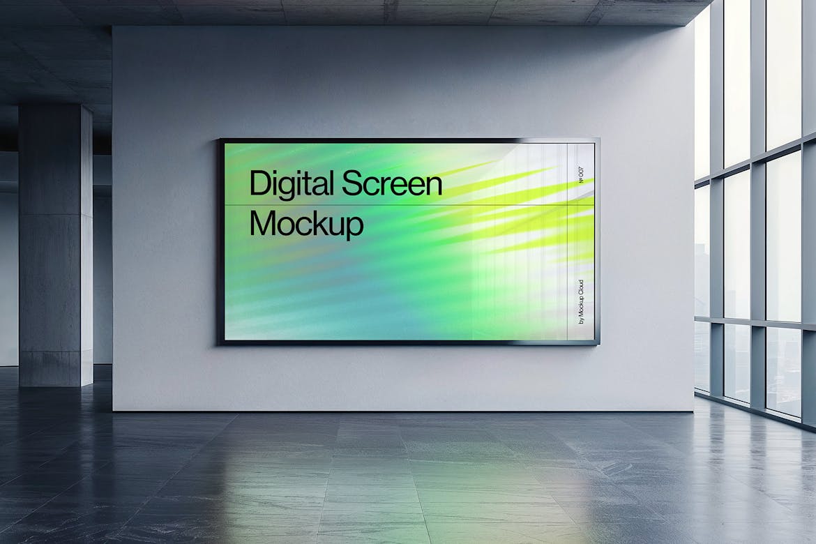 Digital Screen Advertising Mockup Scene 16 | Premium & Free PSD Mockup ...