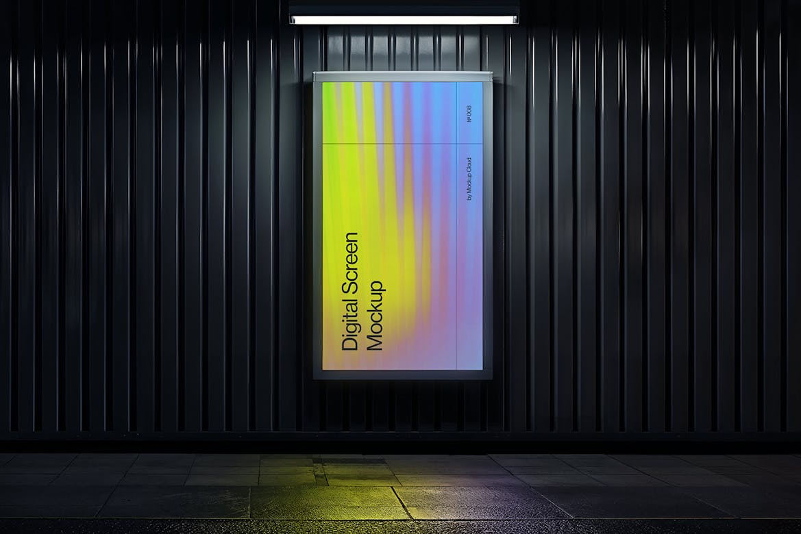 Digital Screen Advertising Mockup Scene 17 | Premium & Free PSD Mockup ...