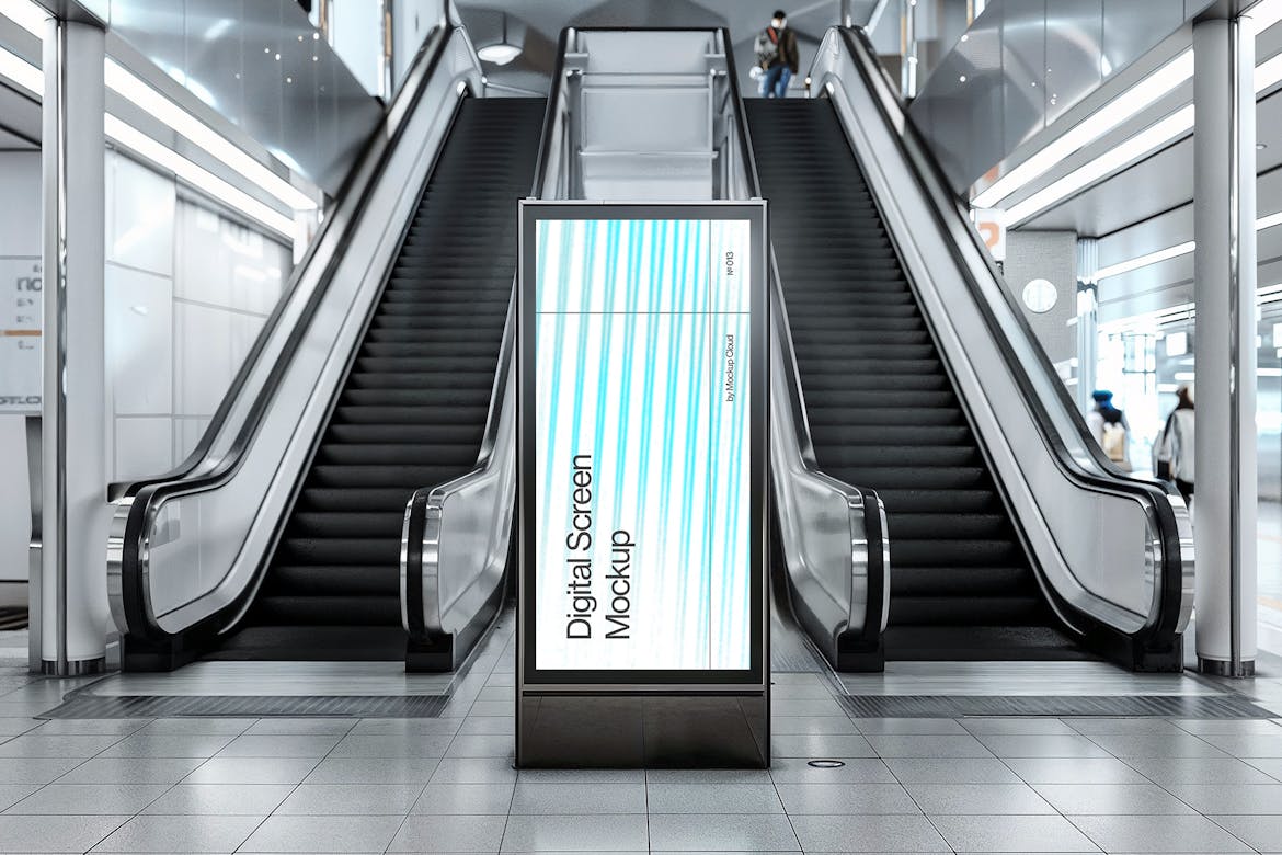 Digital Screen Advertising Mockup Scene 22 | Premium & Free PSD Mockup ...