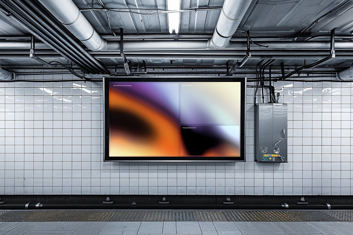 Digital Screen Advertising Mockup Scene 27 | Premium & Free PSD Mockup ...